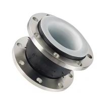 China SS304 SS316 Flange PTFE Lined Rubber Expansion Joint 50mm to 1200mm for sale