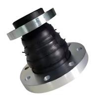 China Concentric Reducer Rubber Expansion Joint 115-240mm Length with 20-38mm Displacement for Pipe Systems for sale