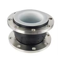 China SS304 SS316 Flange PTFE Lined Rubber Expansion Joint 50mm to 1200mm for sale