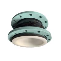 China PTFE Lined Rubber Expansion Joints 32mm to 1200mm Pipe Connectors Corrosion Resistant 250C for sale