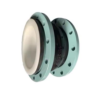 China PTFE Lined Rubber Expansion Joints 32mm to 1200mm Pipe Connectors Corrosion Resistant 250C for sale