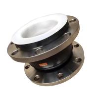 China SS316 SS304 Stainless Steel Flange PTFE Lined Rubber Expansion Joint 32mm to 1200mm for sale