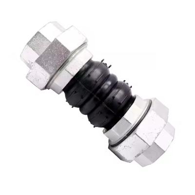 China ANSI Standard EPDM Rubber Expansion Joint with Threaded Connector - 15-80mm Diameter, 200-285mm Length for sale