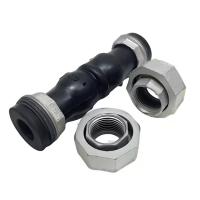 China ANSI Standard EPDM Rubber Expansion Joint with Threaded Connector - 15-80mm Diameter, 200-285mm Length for sale