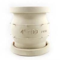 China Food Grade Silicone Rubber Expansion Joint with Flange PN10 PN16 for Hygienic Piping for sale
