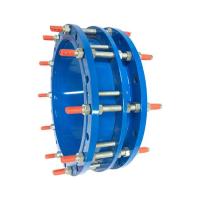 China DN350 PN10 Ductile Iron Expansion Joint C2F Double Flange Transmission Joint for Pipeline Systems for sale