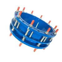 China DN350 PN10 Ductile Iron Expansion Joint C2F Double Flange Transmission Joint for Pipeline Systems for sale