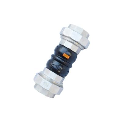 China EPDM Threaded Pipe Coupling Sphere Rubber Expansion Joints 15-80mm for Ground Source Heat Pump Systems for sale