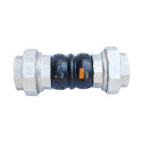 China EPDM Threaded Pipe Coupling Sphere Rubber Expansion Joints 15-80mm for Ground Source Heat Pump Systems for sale