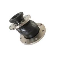 China Carbon Steel Flange Single Ball Eccentric Reduction Rubber Expansion Joint EPDM DN50-DN300 for sale