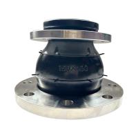 China EN 1092-2 Cast Iron Carbon Steel Flanged Expansion Joint Telescopic Concentric Reducer Rubber Joint 0.6MPa for sale