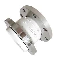 China JIS 5K SS316 Flanged Rubber Expansion Joint Food Grade 150mm Length 180mm for sale