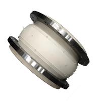 China Food Grade Silicone Rubber Expansion Joint with Flange PN10 PN16 for Hygienic Piping for sale