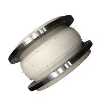 China Food Grade Silicone Rubber Expansion Joint with Flange PN10 PN16 for Hygienic Piping for sale