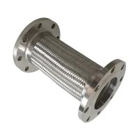 China DN125 PN16 Stainless Steel 316 Wire Braided Flexible Flange Hose with 2.5-4.0 MPa Working Pressure for sale