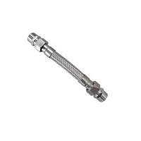 China DN50 Threaded Flexible Metal Braided Hose with 316 Stainless Steel Fittings - 450°C Temperature Range, DN15-DN65 Sizes for sale