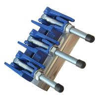 China DN250 Quick Connect Ductile Iron Single Band Stainless Steel Water Pipe Leak Repair Clamp PN16 150-2000mm for sale