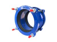 China Ductile Cast Iron DL Gibault Joints Universal Coupling for PVC Pipes PN10/16 Pressure -10℃ to 70℃ Temperature Range for sale