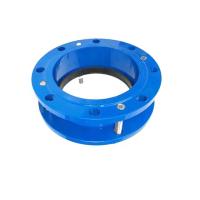 China ANSI Carbon Steel Flange Adapters DN50-DN1000 with 75-150mm Length and M12-M16 Bolt Connections for sale