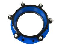 China Wide-Range Flange Compensation Joint DN50-DN600 with Ductile Iron Body and EPDM/NBR Gaskets for Industrial Piping Systems for sale