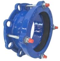 China PVC Pipe DI Flexible Ductile Iron Universal Flange Adaptor PN10/PN16/PN25 Pressure Range DN50-DN1000 for sale