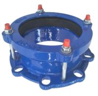 China PVC Pipe DI Flexible Ductile Iron Universal Flange Adaptor PN10/PN16/PN25 Pressure Range DN50-DN1000 for sale