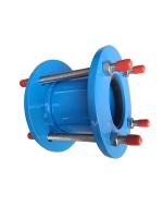 China DN50-DN600 PN10/16/25 Carbon Steel Universal Single Joint Dresser Coupling with 102-150mm Length Range for sale