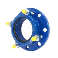 China ANSI PN16 Flexible Ductile Iron Flange Adapter DN50-DN300 with EPDM Sealing Ring and M12 Bolts for sale