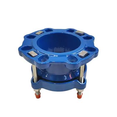 China Ductile Iron PVC Quick Flange Adapter for Carbon Steel Pipe Fitting - DN50 to DN450 Size Range with M12×130 Bolts for sale