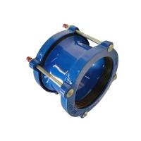 China PVC Gibault Joint Ductile Iron Pipe Flexible Dresser Couplings PN10/16 with 4° Angle Deviation for sale