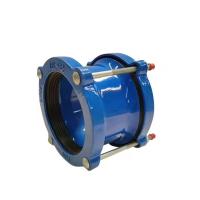 China PVC Gibault Joint Ductile Iron Pipe Flexible Dresser Couplings PN10/16 with 4° Angle Deviation for sale