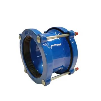China PVC Gibault Joint Ductile Iron Pipe Flexible Dresser Couplings PN10/16 with 4° Angle Deviation for sale
