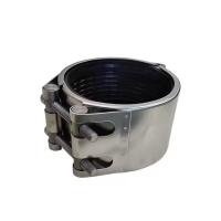 China Stainless Steel Pipe Repair Clamp for HDPE Pipes DN25-DN500 1.0-2.5 MPa Emergency Leak Fix for sale
