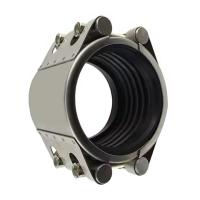 China SS304 Stainless Steel HDPE Pipe Repair Clamp 16 Bar Pressure for 42-170mm Pipe Diameter for sale