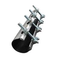 China SS304/316 Stainless Steel Emergency Pipe Repair Clamp 1.6Mpa Pressure for 15-125mm Pipe Diameters for sale