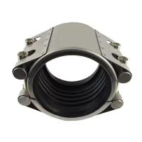 China SS304 Stainless Steel HDPE Pipe Repair Clamp 16 Bar Pressure for 42-170mm Pipe Diameter for sale