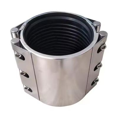 China DN125 PN16 High Pressure Pipe Repair Clamp with 16 Bar Pressure Rating and 125mm Pipe Diameter Range for sale