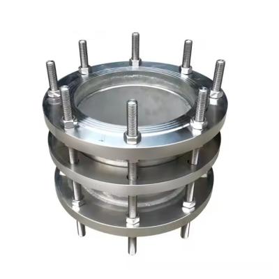 China Stainless Steel Double Flange Flexible Coupling Dismantling Joint DN40-DN1200 PN10 PN16 for sale