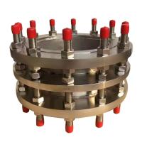 China DN300 Pn16 Double Flange Dismantling Joint SS304/316 with 250mm Length and 420mm Height for Pipeline Systems for sale