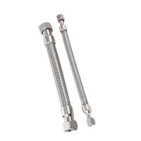 China Threaded Braided Stainless Steel Metal Hose DN15-DN65 with 280-300mm Length for Industrial Applications for sale