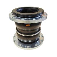 China Stainless Steel Carbon Steel Flange Twin Sphere Double Ball Compensator Flexible Rubber Joint DN40-600 for sale