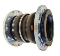China Stainless Steel Carbon Steel Flange Twin Sphere Double Ball Compensator Flexible Rubber Joint DN40-600 for sale