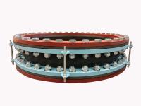 China Fully Sealed Rubber Expansion Joint with Limit Pull Rod PN10 PN16 Anti Slip Belt for sale