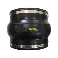 China Customized Acid Alkali High Temp Resistant Clamp Type Flexible Rubber Joint DN50-DN600 for sale