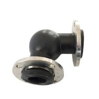 China 90 Degree Rubber Elbow Joint DN50-300 High Elasticity Air Tight Expansion Joint for sale