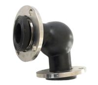 China 90 Degree Rubber Elbow Joint DN50-300 High Elasticity Air Tight Expansion Joint for sale