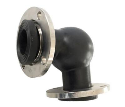 China 90 Degree Rubber Elbow Joint DN50-300 High Elasticity Air Tight Expansion Joint for sale