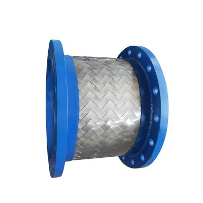 China PN10 PN40 Stainless Steel Braided Hose DN8-400mm with SS304 Wire Mesh and Flexible Bending Radius for sale