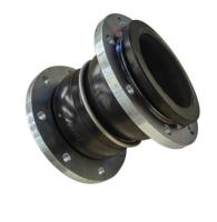 China ASME DN200 Hot Galvanized Flanged Twin Sphere Rubber Expansion Joint 1.0MPa for sale