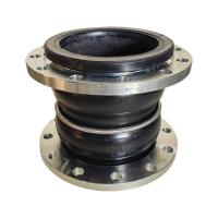 China Double Ball Rubber Expansion Joint KST DN32-DN600 0.6-2.5MPa Detachable Flange for sale